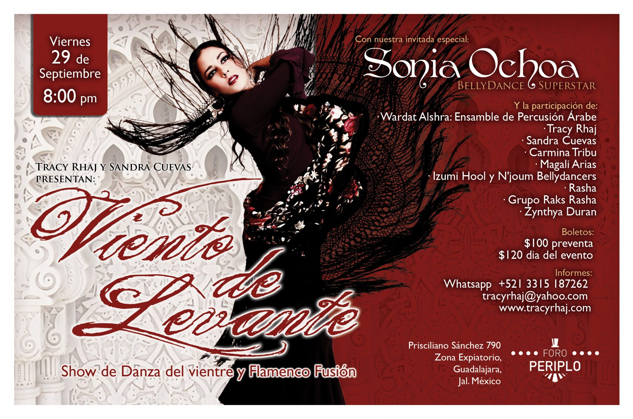Show de Danza Arabe foro periplo - Tracy Rhaj Belly Dance